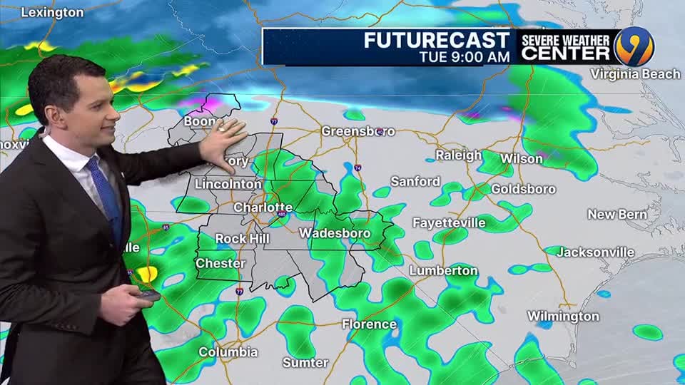 Monday afternoon forecast update with Meteorologist Joe Puma