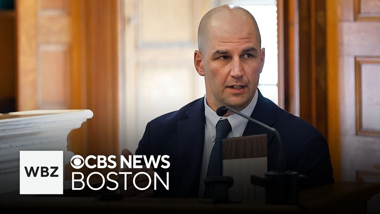 Trooper Michael Proctor returns in from of Massachusetts State Police ...