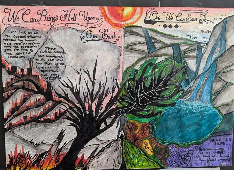 Young people get creative for climate justice