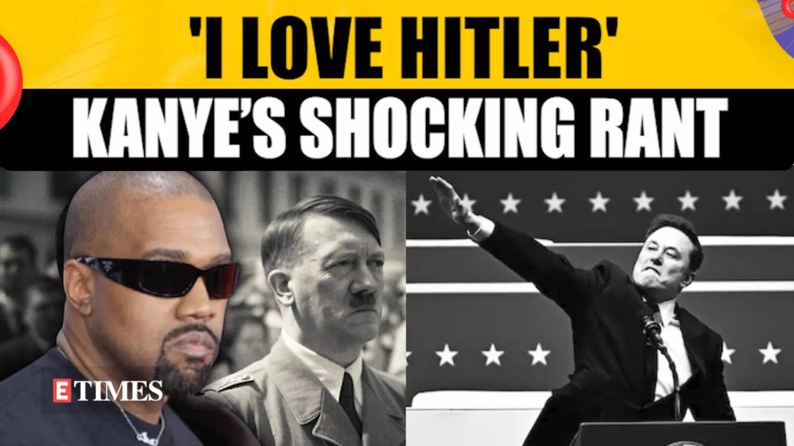 Kanye West Praises Hitler; Accuses Elon Musk Of 'Stealing Nazi Swag'