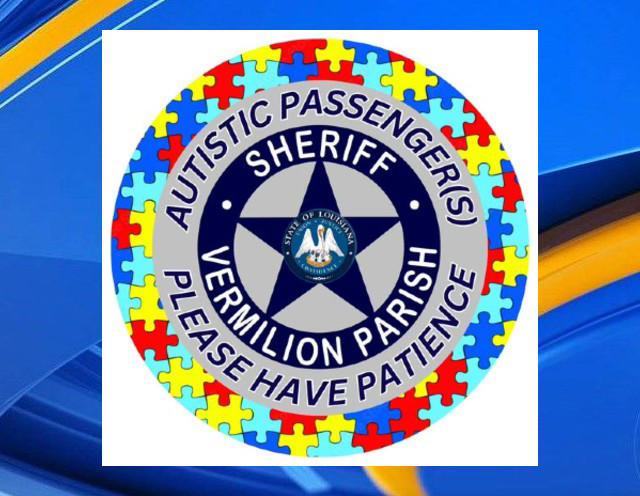 Vermilion Parish Sheriff’s Office offers autism awareness stickers