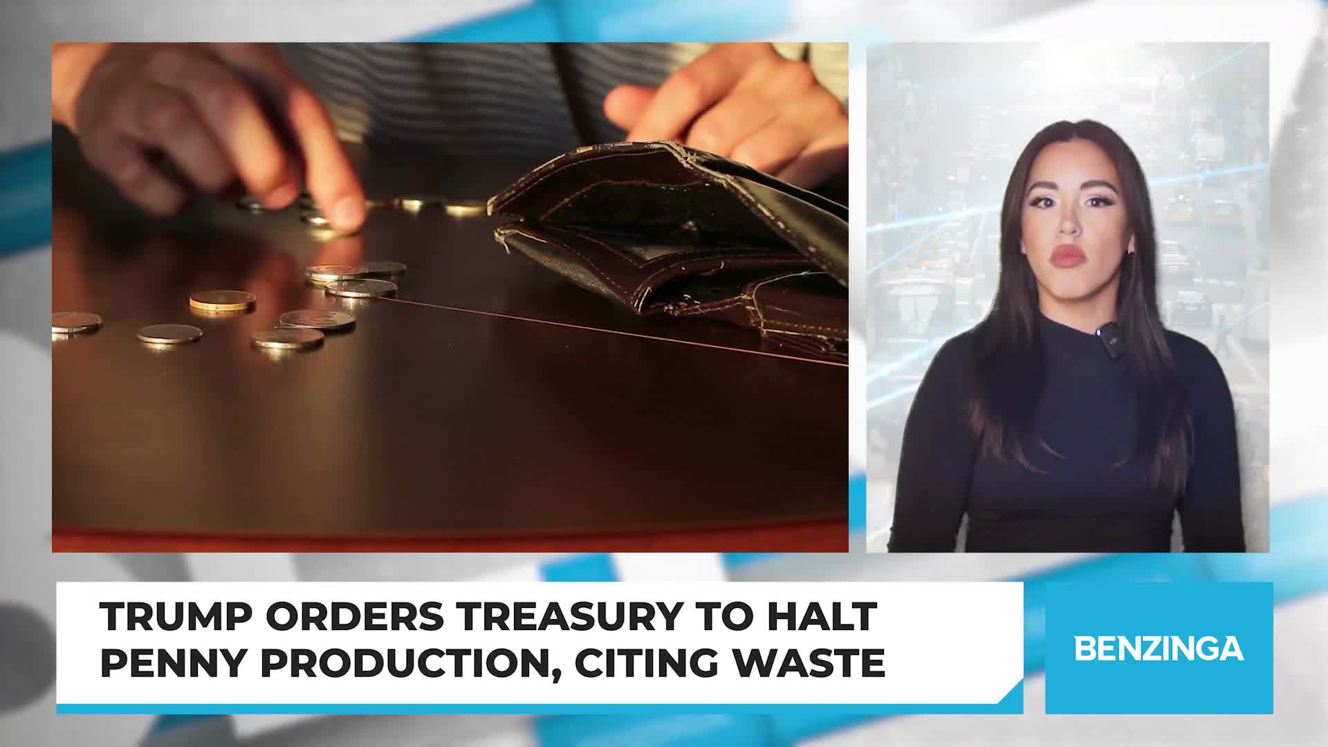 Trump Orders Treasury to Halt Penny Production, Citing Waste