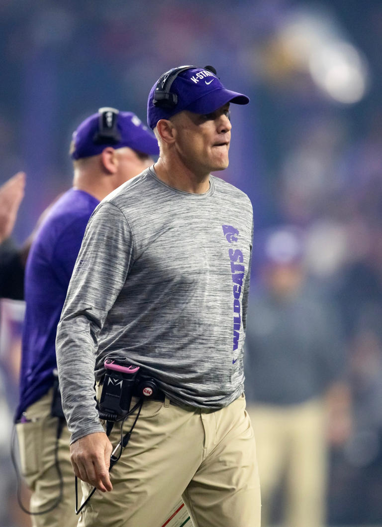 Kansas State football coach Chris Klieman promotes Matt Wells to ...