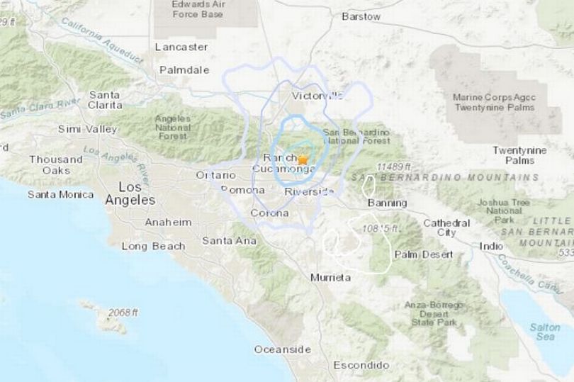 San Bernardino earthquake: San Andreas fault fears as 3.5 magnitude ...
