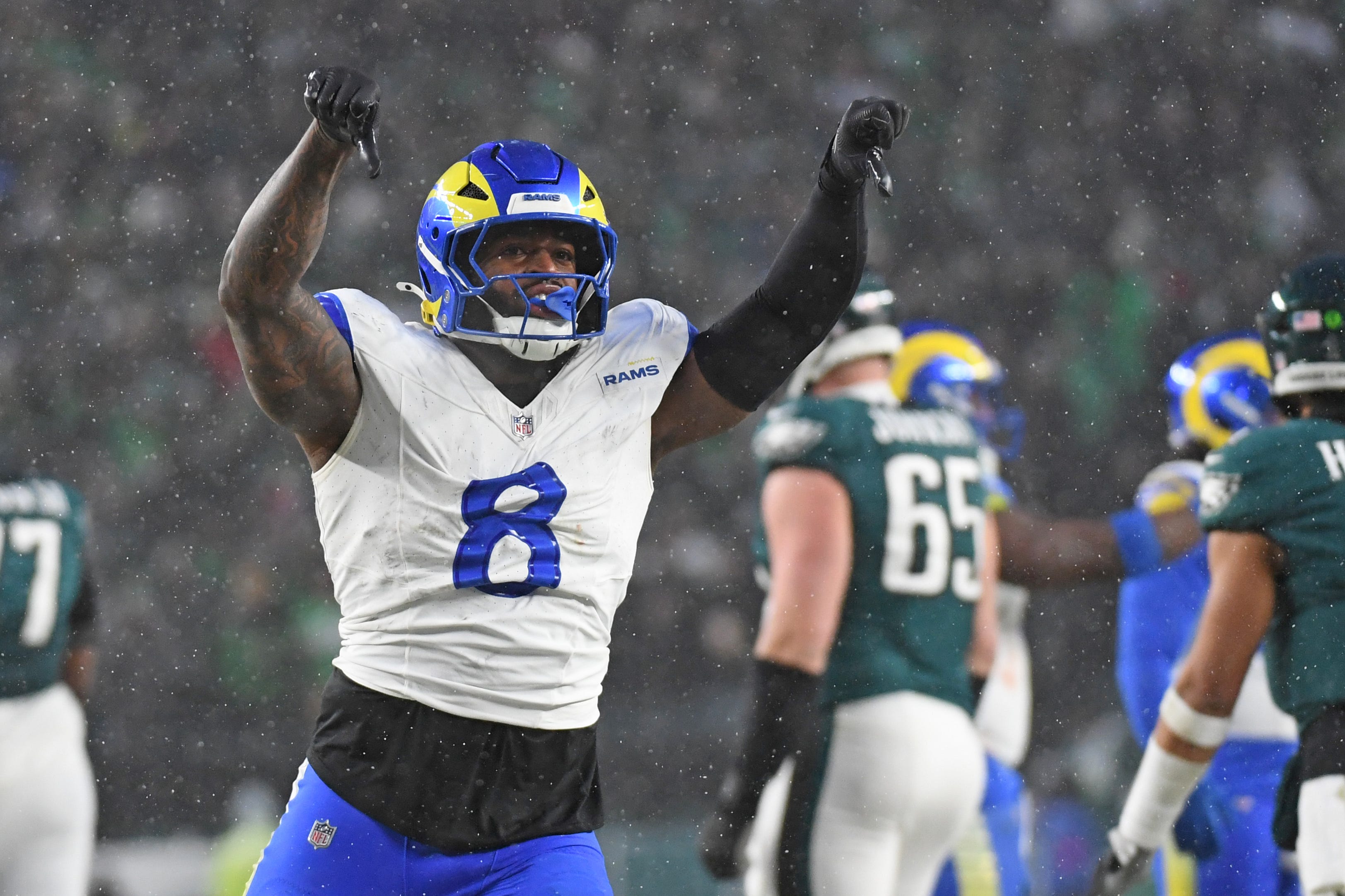 Jared Verse officially finished with the most pressures in the NFL, a ...