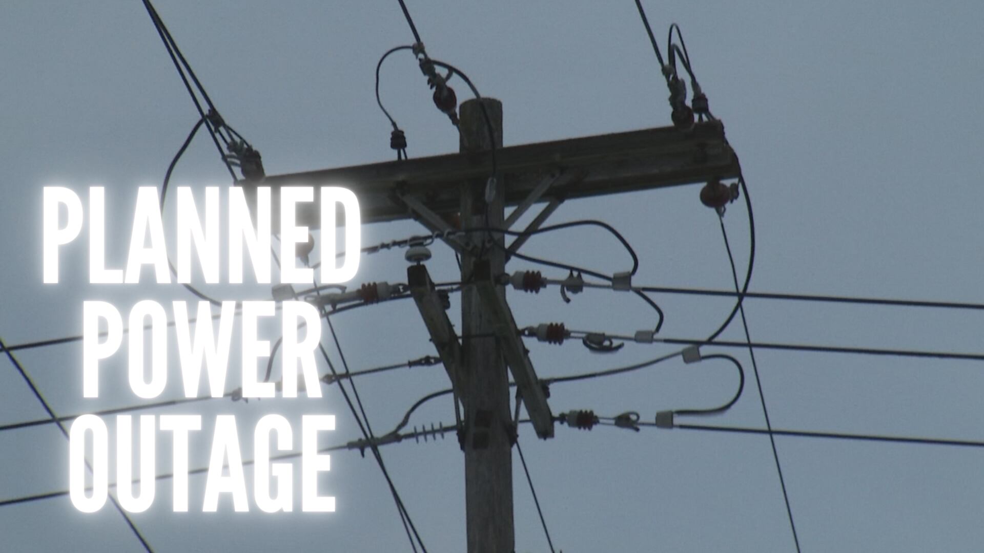 Planned power outage on Tuesday, city says