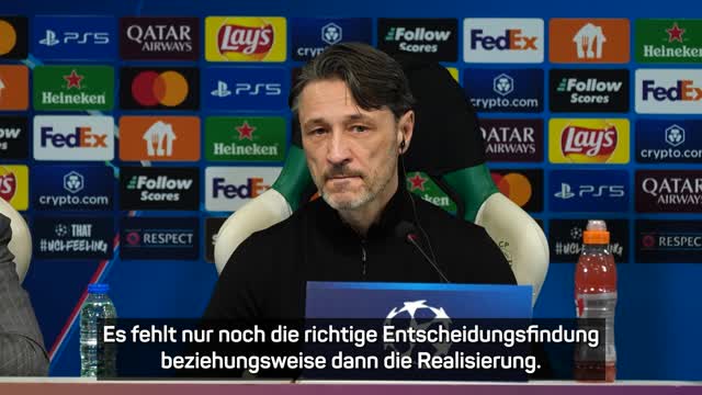 Kovac zu Sporting: "Werden das schon hinkriegen"