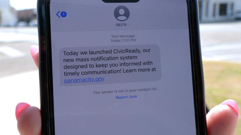 Panama City launches CivicReady text alert system