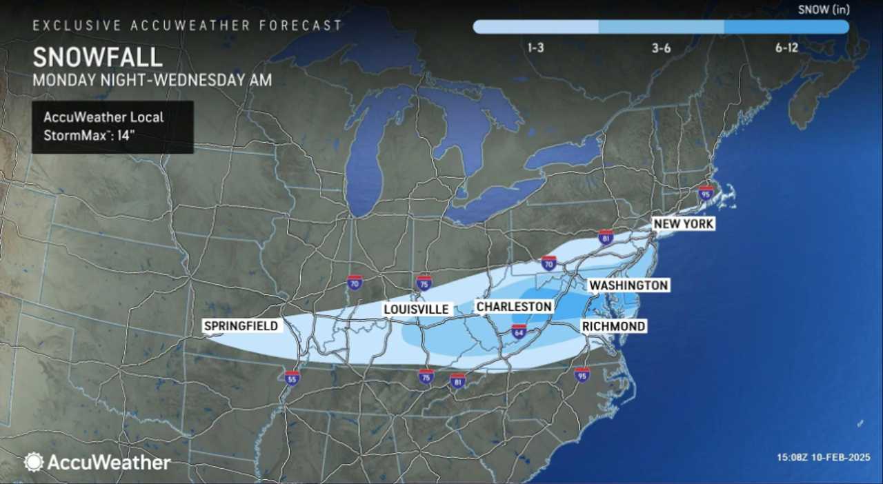 Back-To-Back New Storms Near Northeast: Brand-New Snowfall Projections ...