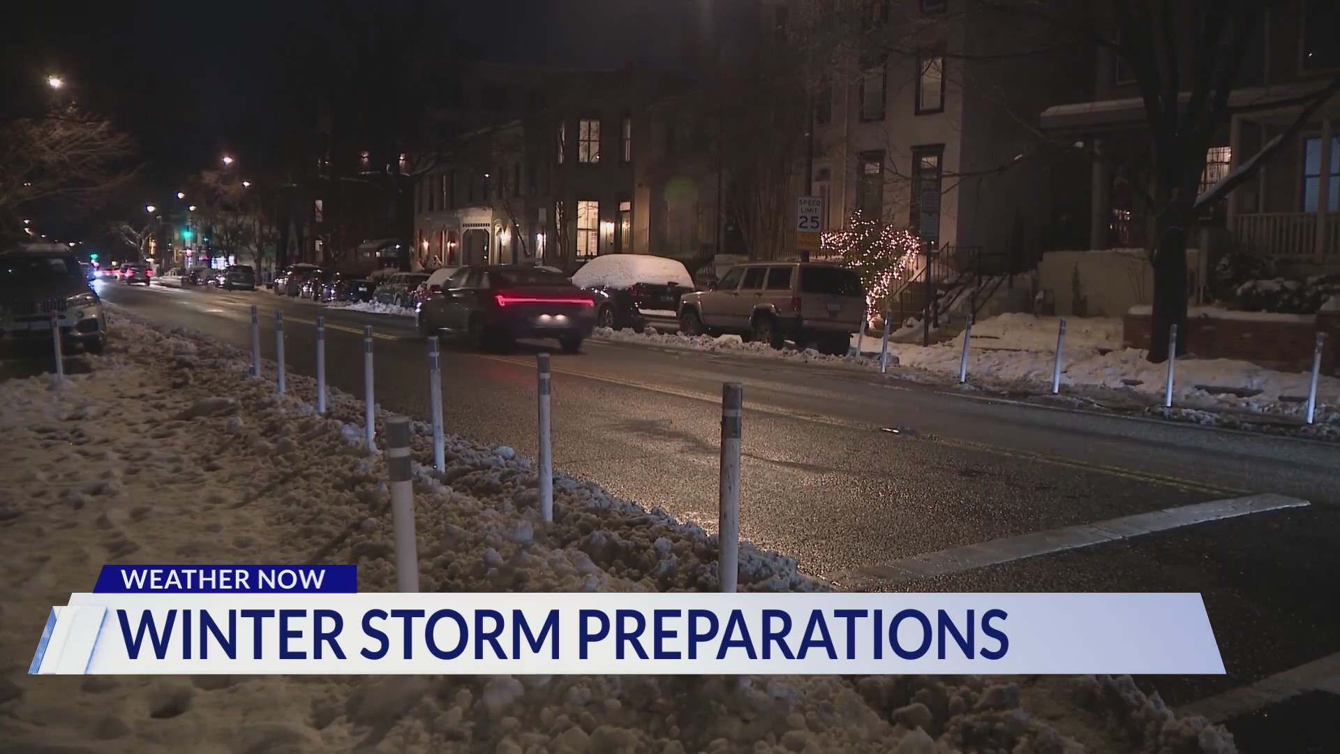 Winter storm preparations in the DMV