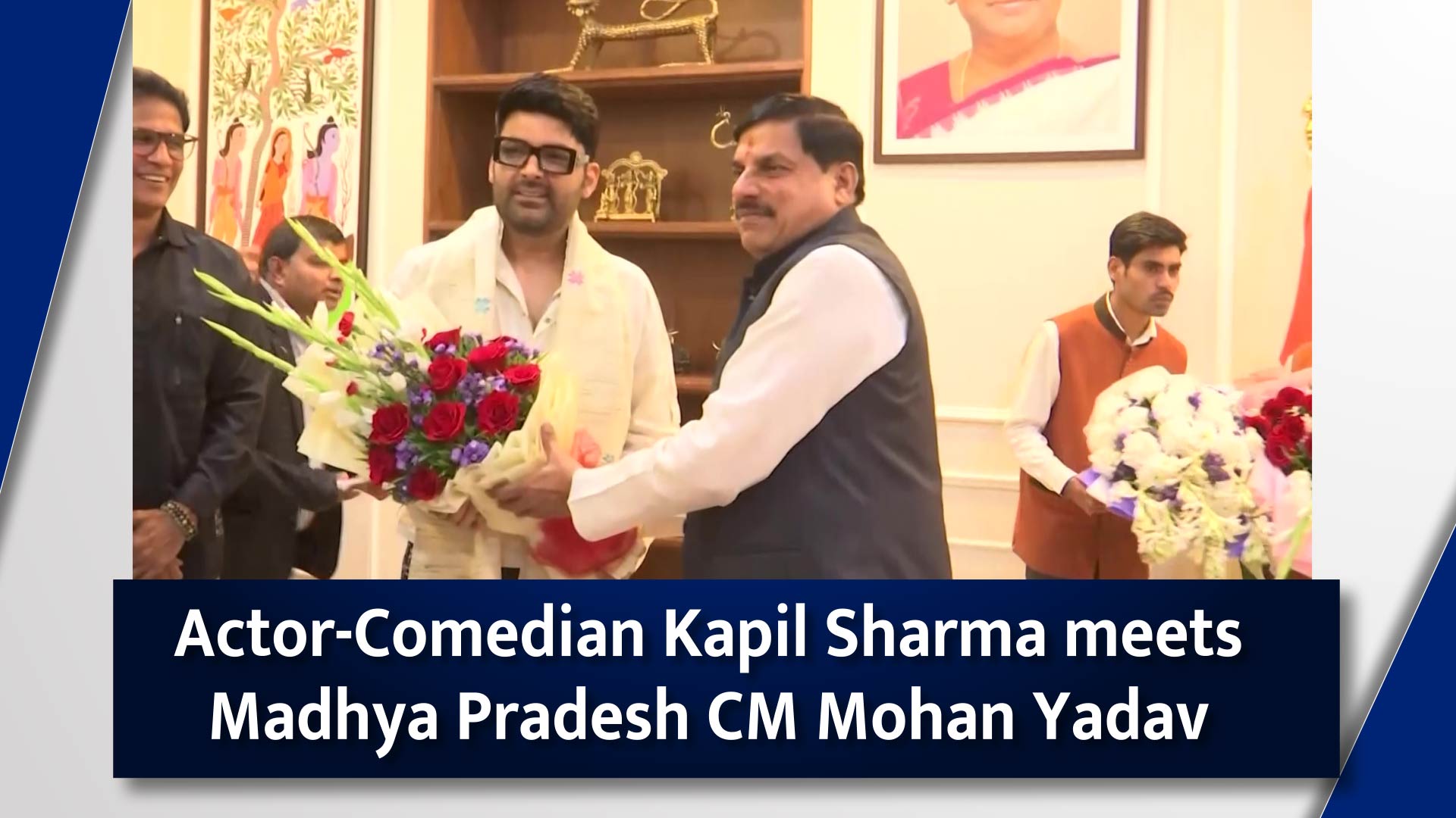 Actor-Comedian Kapil Sharma meets Madhya Pradesh CM Mohan Yadav