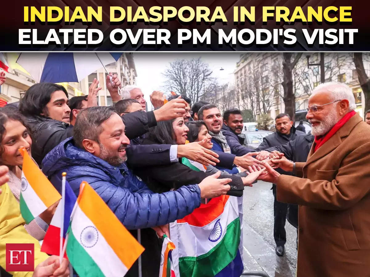 Modi 'Mania' in France: PM Modi receives grand welcome from Indian Diaspora in Paris
