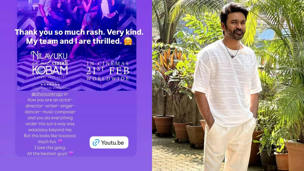 Dhanush's NEEK Trailer Wins Praise From Rashmika Mandanna, Sreeleela and Priyanka Mohan