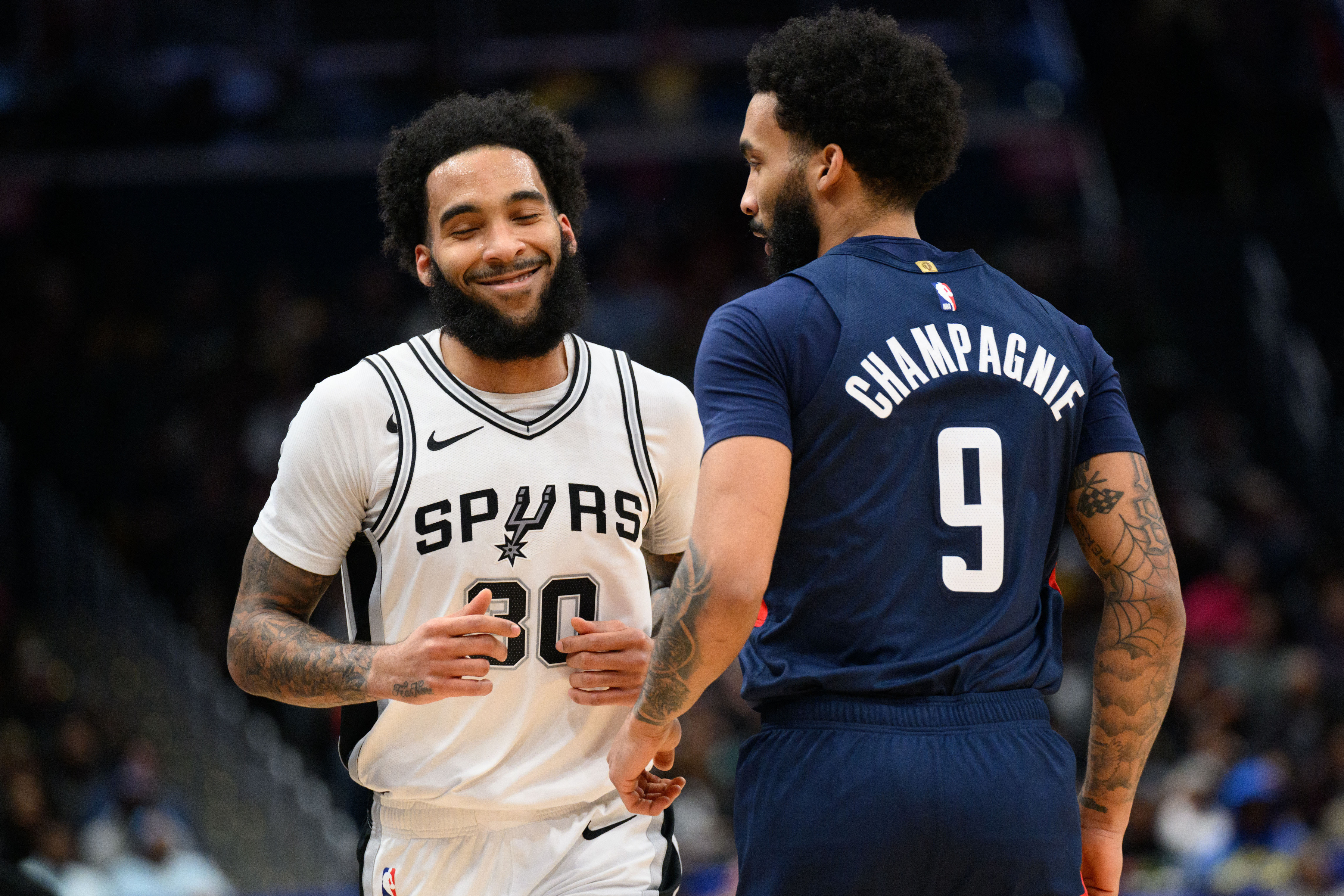 Oh, brother: As Champagnie twins have a moment, Spurs turn back Wizards