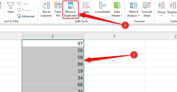 How to Generate, Fix, and Remove Duplicates from Random Numbers in Excel