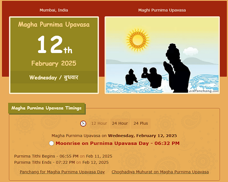 Magha Purnima Vrat 2025: Date, Muhurat, Rituals, And All You Need To Know