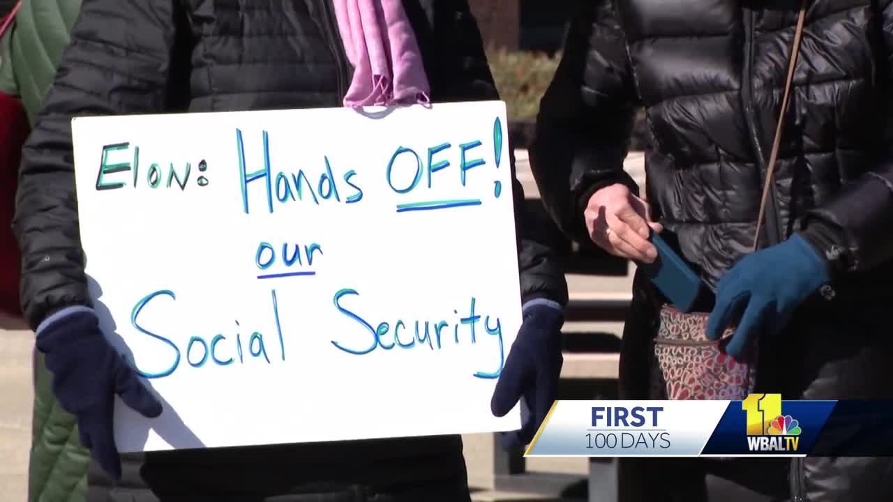 Maryland lawmakers speak at fiery protest