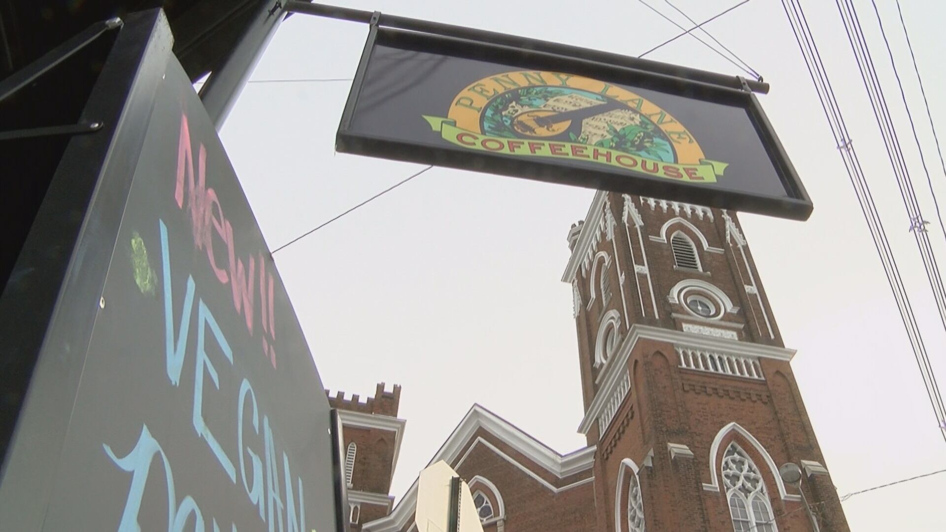 Penny Lane pours free cups of coffee for upset CenterPoint customers