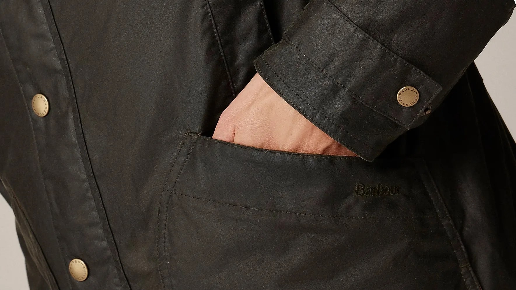 One of Barbour’s Most Unique Waxed Jackets Is Back for a Limited Time