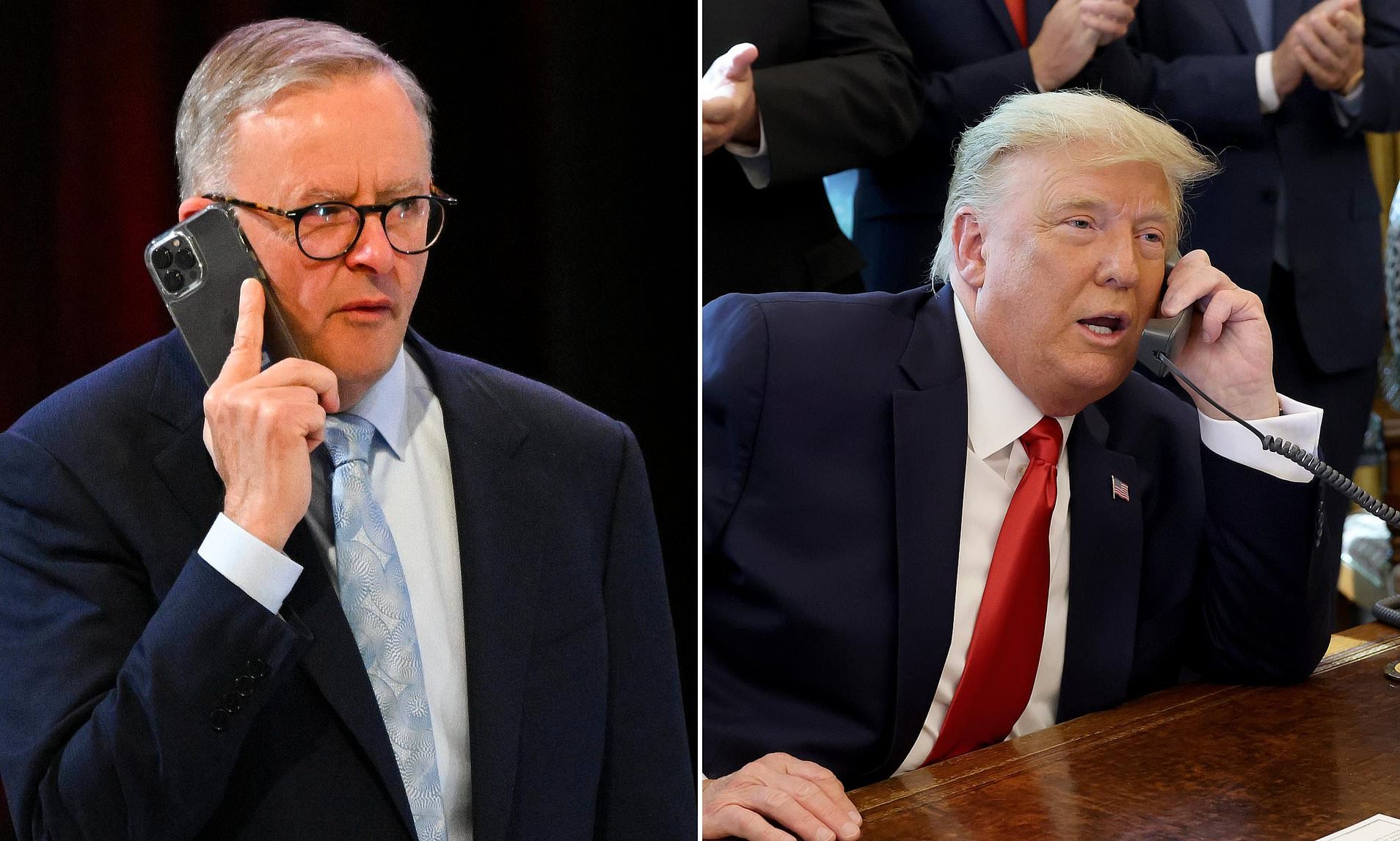 Anthony Albanese has crisis phone call with Donald Trump