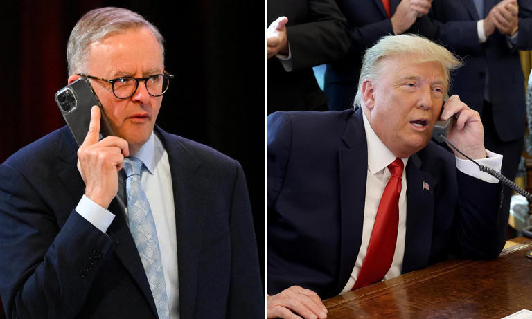 Donald Trump calls Anthony Albanese a very fine am Donald Trump calls Anthony Albanese a very fine am