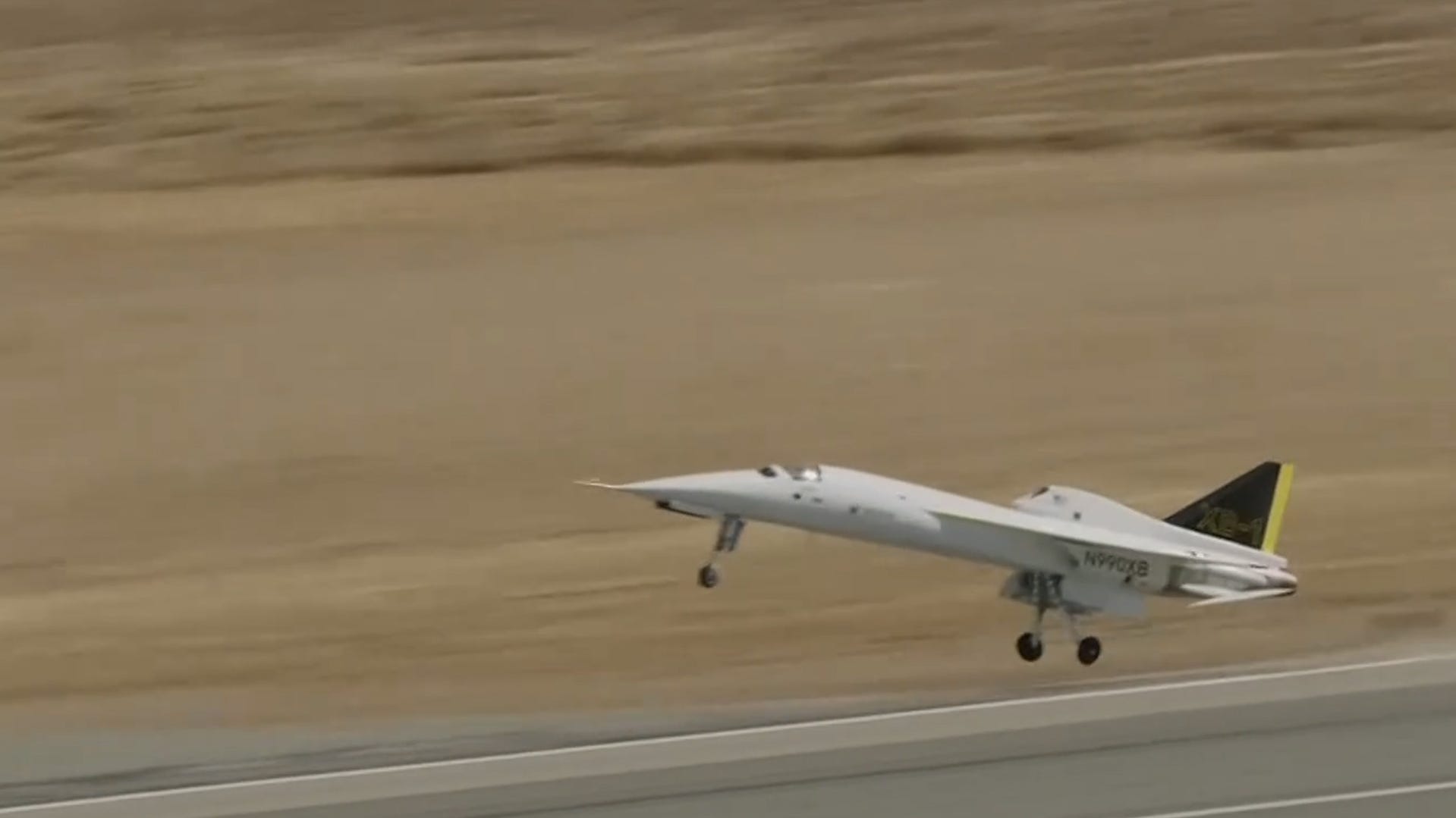 Supersonic airliner breaks sound barrier in second test flight with ...