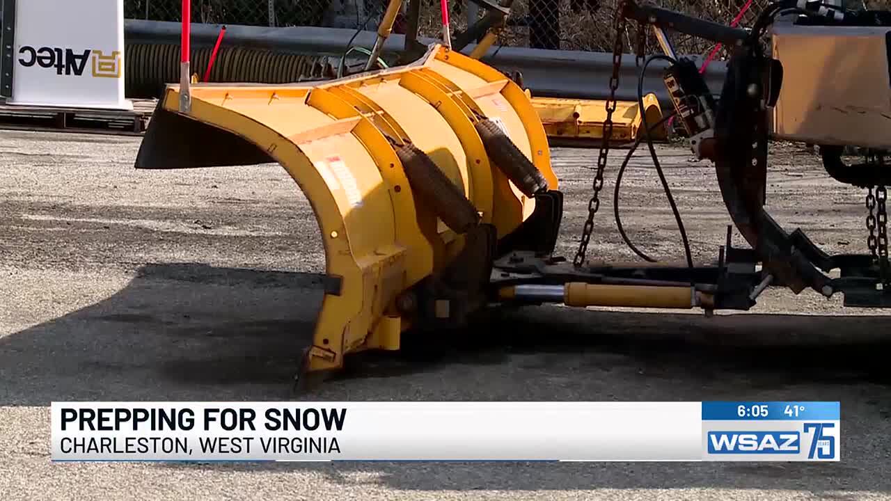 Prepping for snow in Charleston