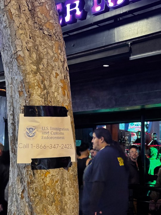 ICE notices posted in West Hollywood sparked outrage from community