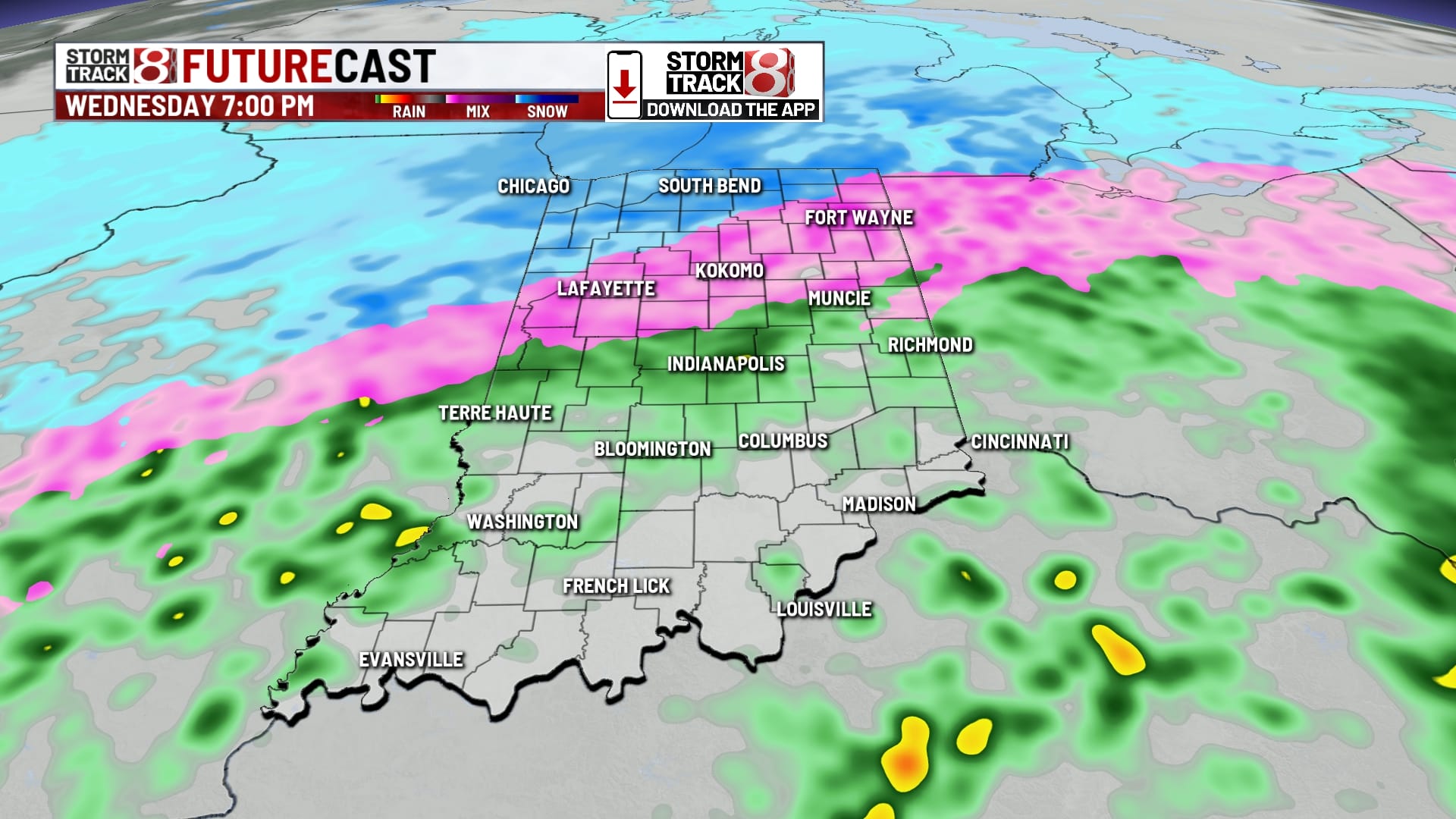 Busy weather week ahead with multiple shots of wintry precipitation ...