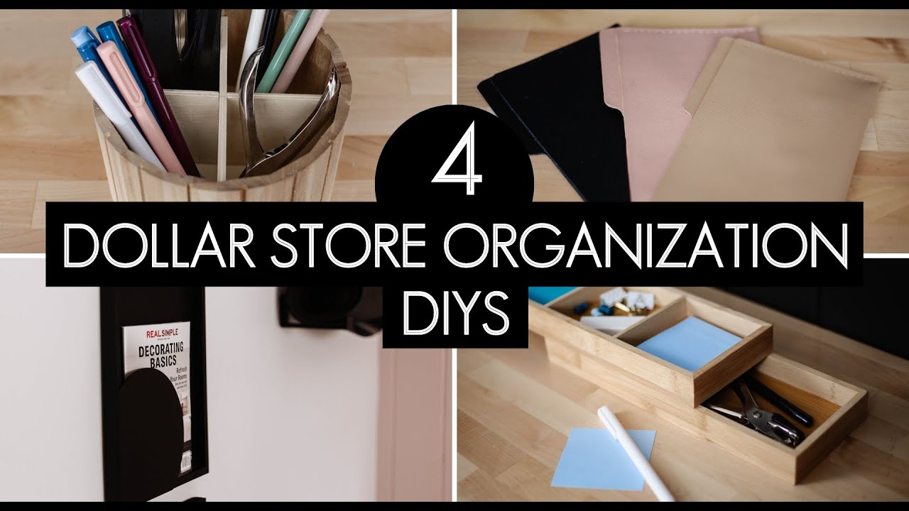 NEW Dollar Store Organization Ideas