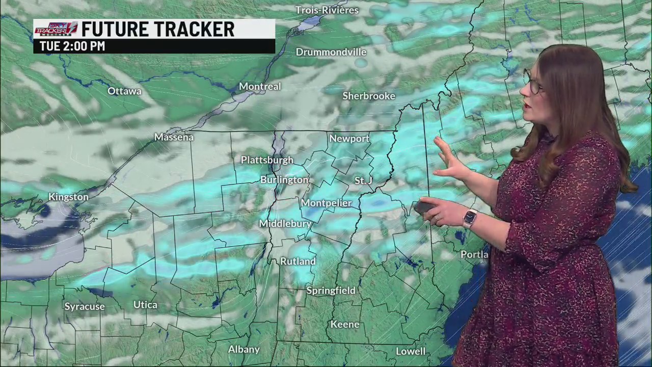 Tracking snow showers Tuesday