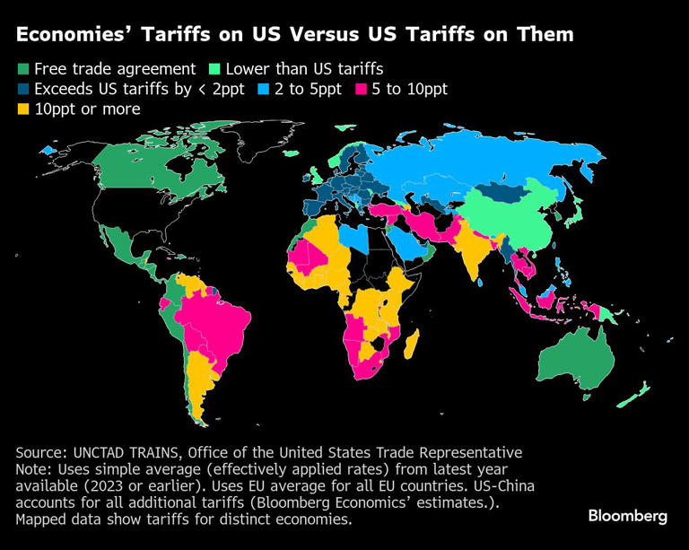 Trump’s Eye-for-Eye Tariff Threat Risks New Asia Flashpoints