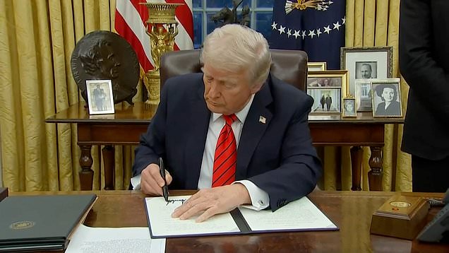 President Donald Trump officially brings back plastic straws