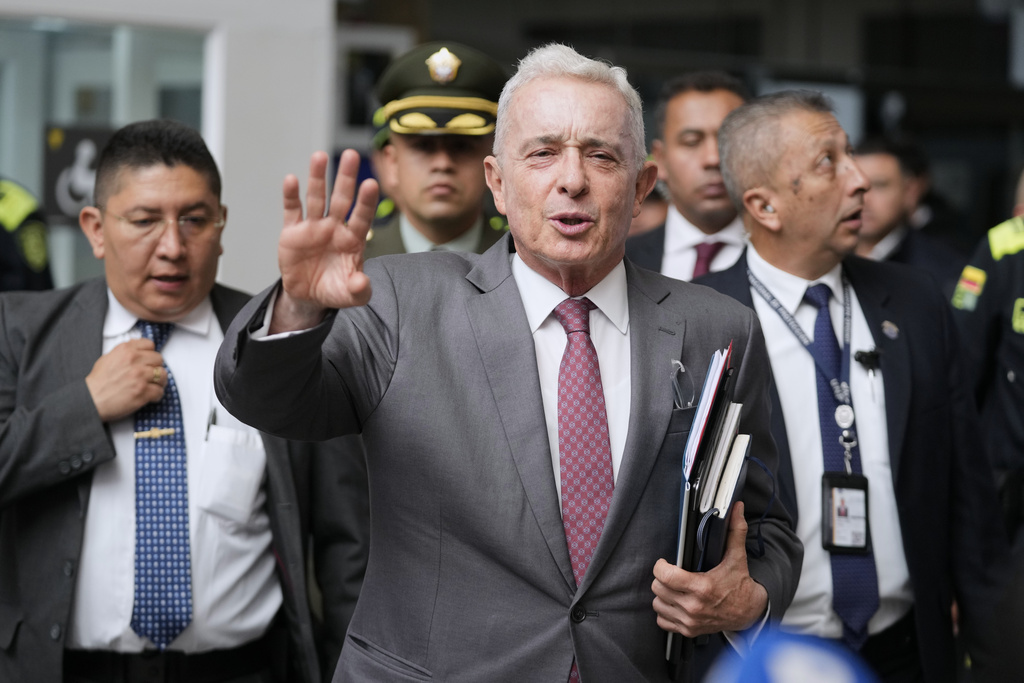 Former Colombian President Uribe denies bribery and witness tampering ...