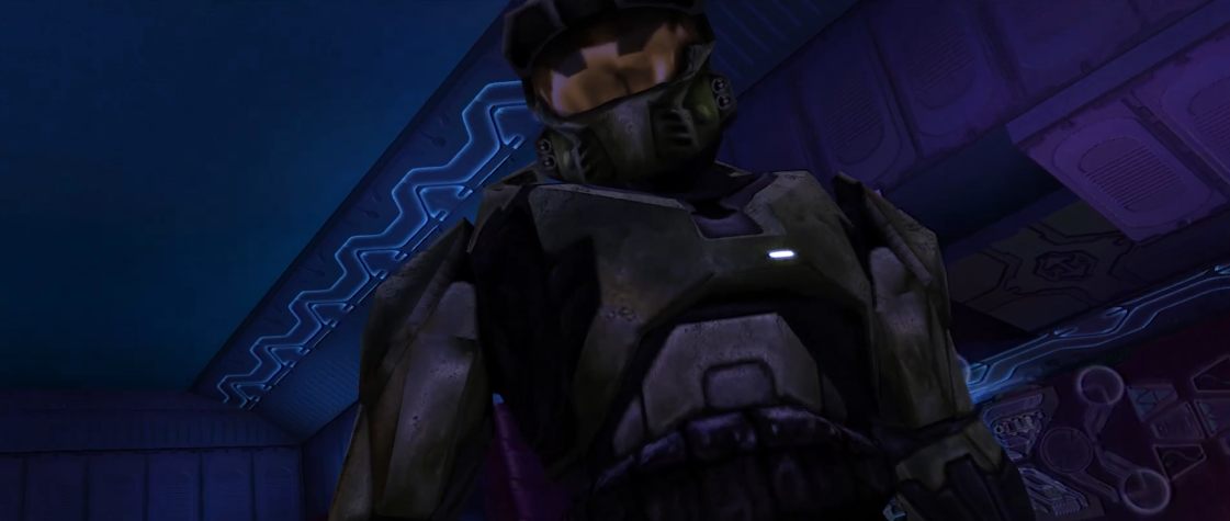 Halo 1 - Master Chief Saves Captain Keyes From The Flood In Time
