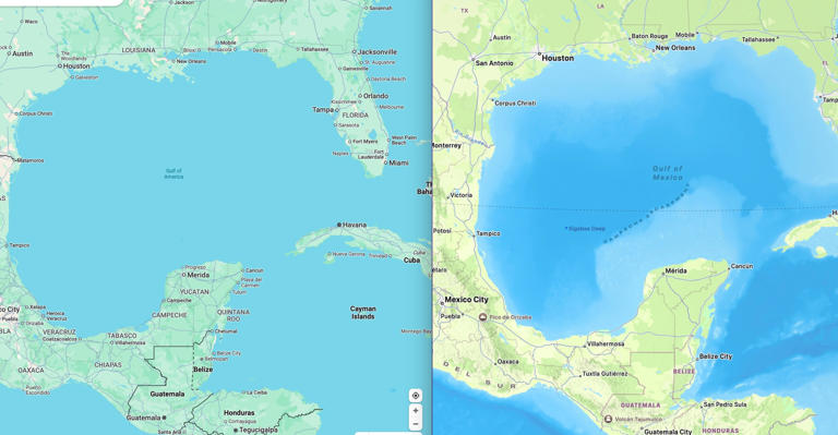 Google Maps now shows the ‘Gulf of America’