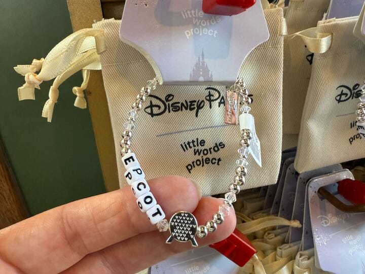 New EPCOT Little Words Project Bracelet Now Available