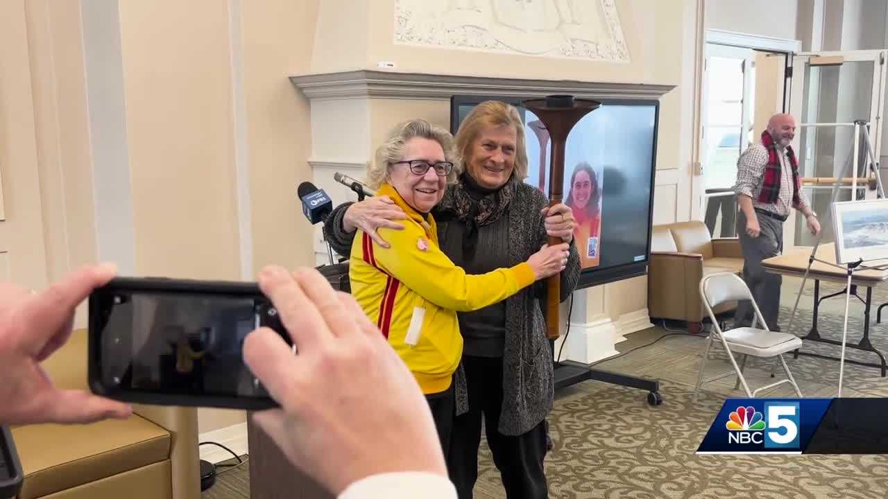 Clinton Community College celebrates Olympic history with local torchbearer