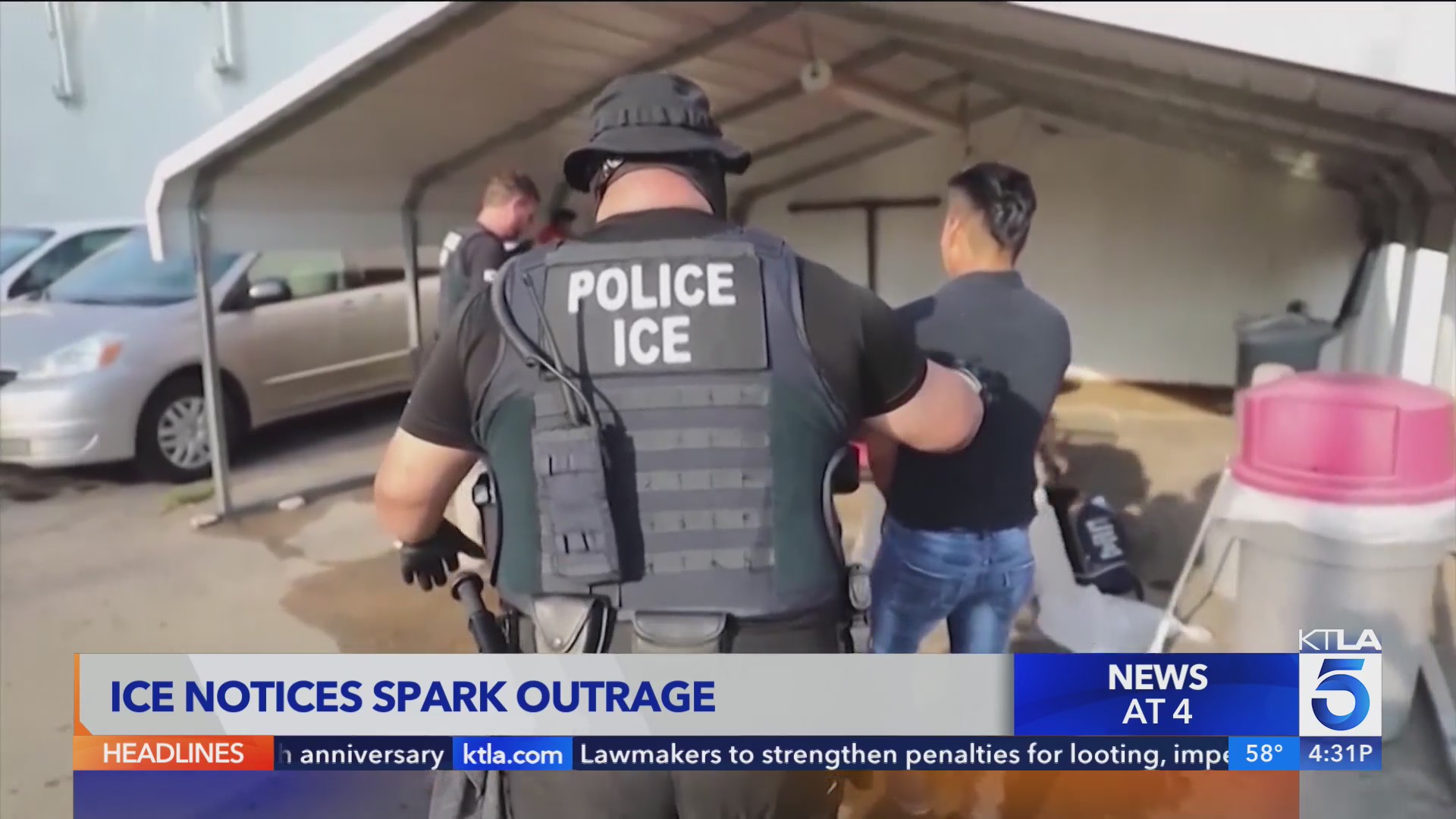 ICE notices posted in West Hollywood spark outrage