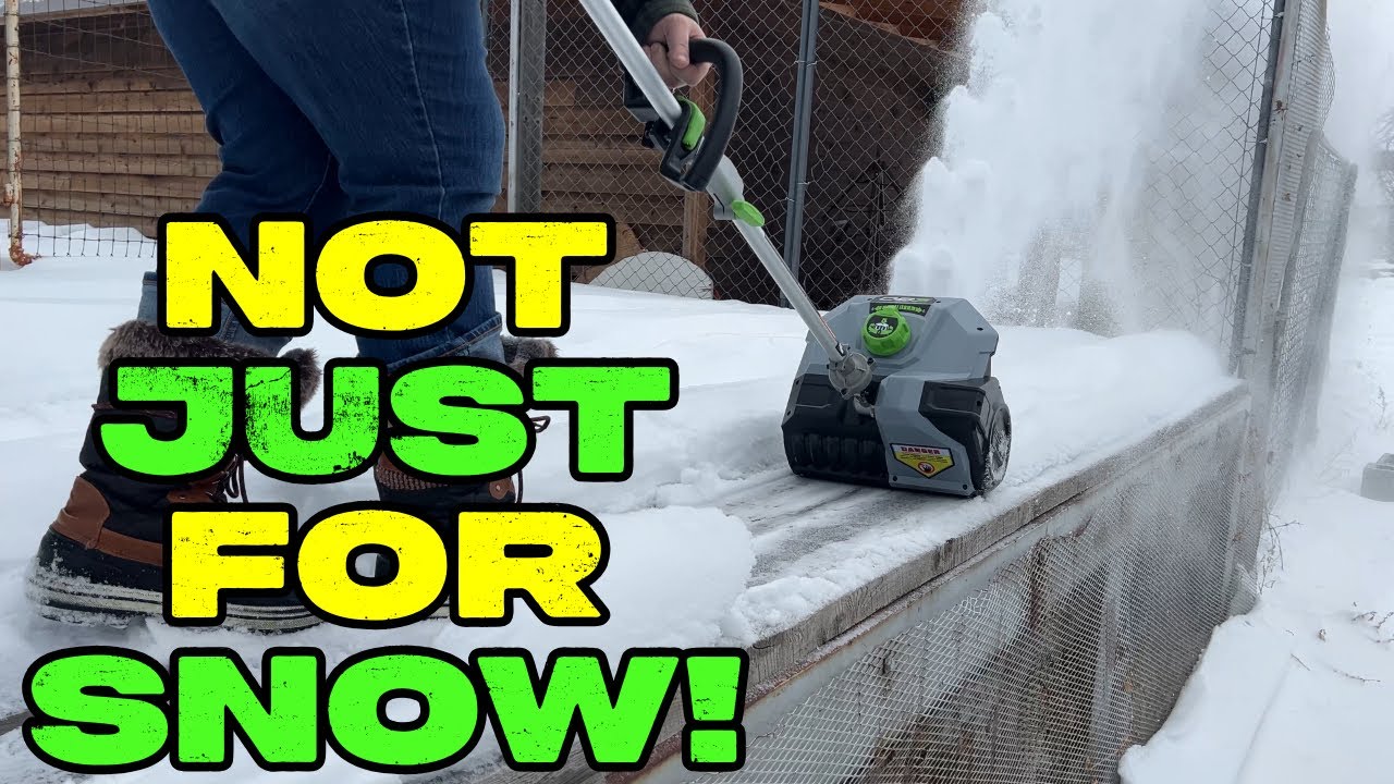 You Need a Cordless Snow Shovel! (Ego 56V Multi Head System)