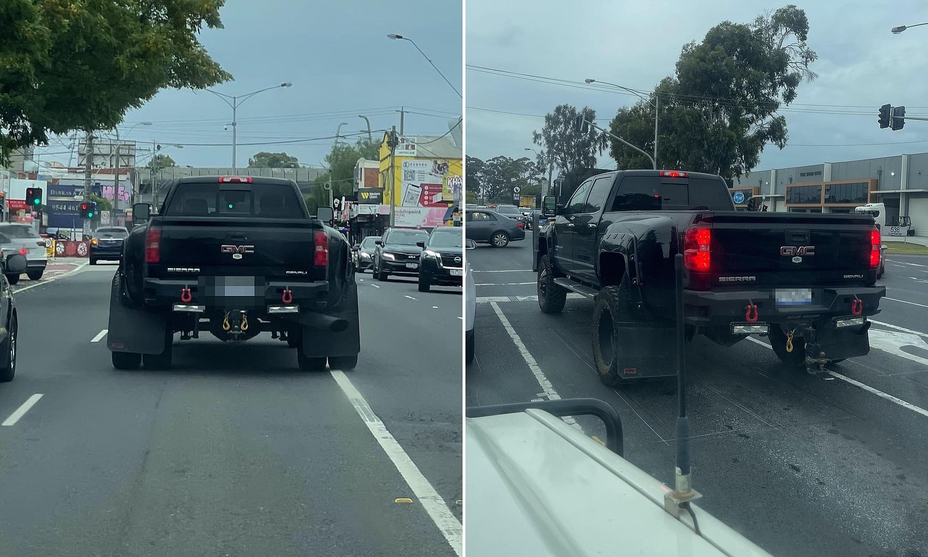 American-style ute struggles to fit on Australian road