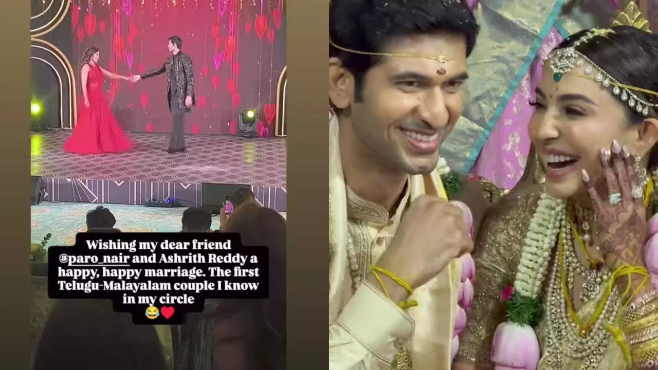 Parvati Nair Weds Ashrith Ashok: Allu Sirish, Pragya Nagra And Iswarya ...