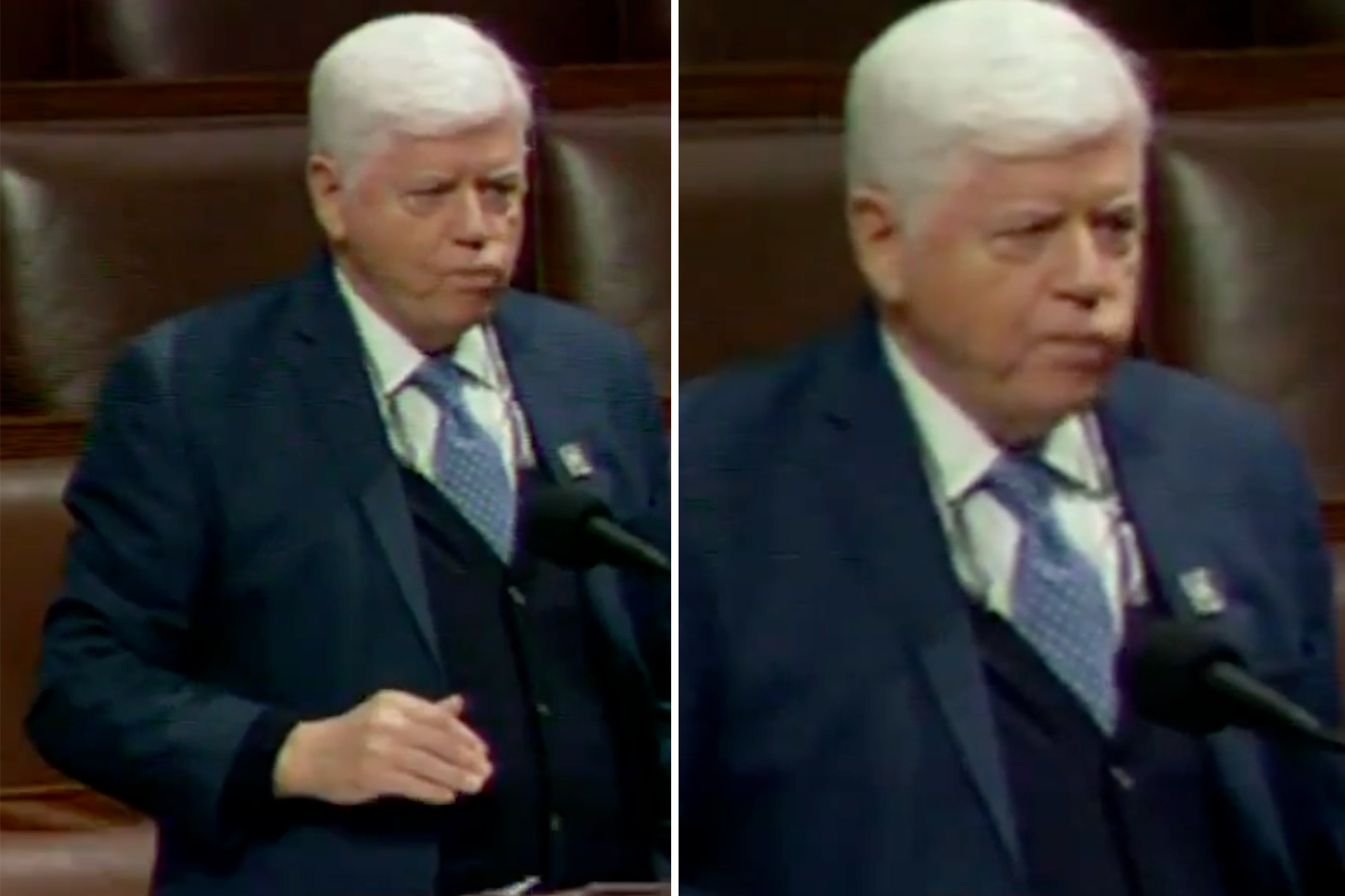 Connecticut Rep. John Larson freezes mid-speech on House floor after ...