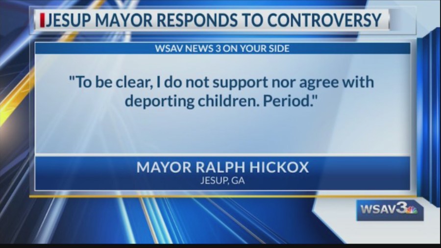 Jesup Mayor sparks controversy online amidst local ICE protests