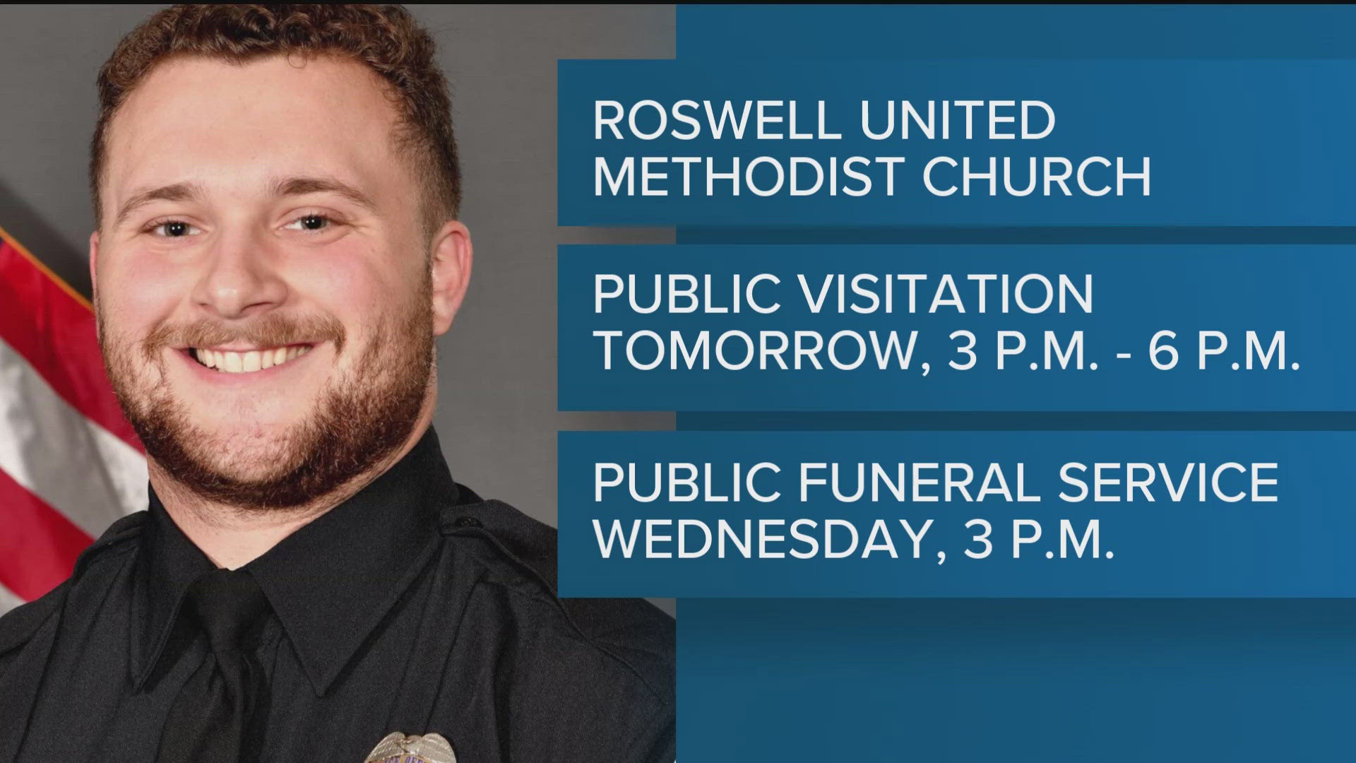 Funeral services announced for Roswell Officer Jeremy Labonte