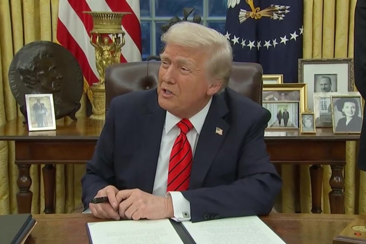 Trump claims sharks won’t be hurt by plastic straws as they ‘munch ...