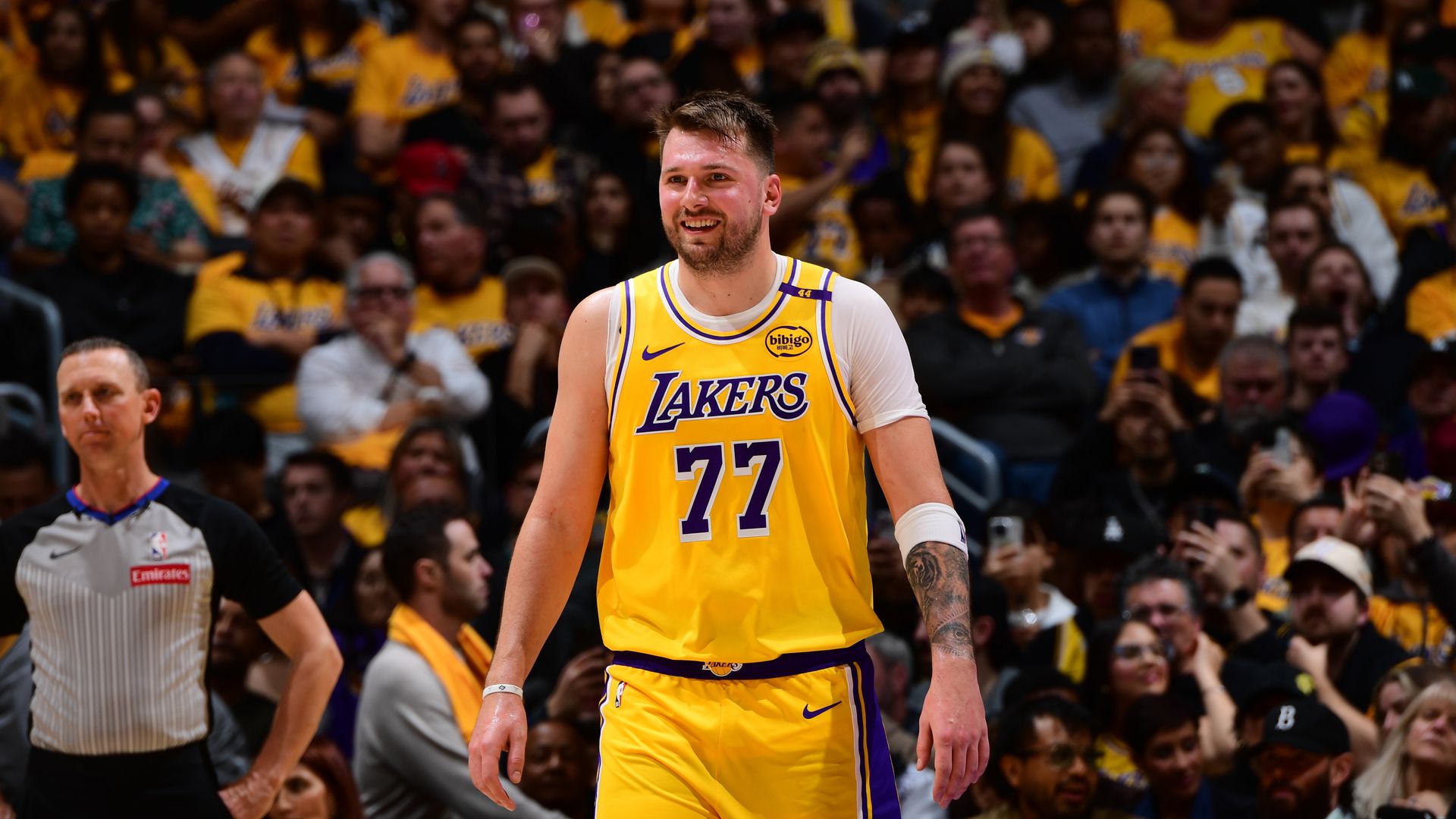 Lakers welcome Luka Magic to Los Angeles on memorable night