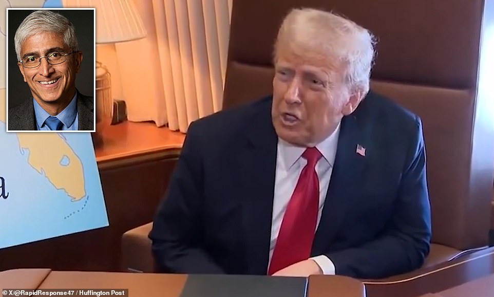 Trump spars with reporter on Air Force One