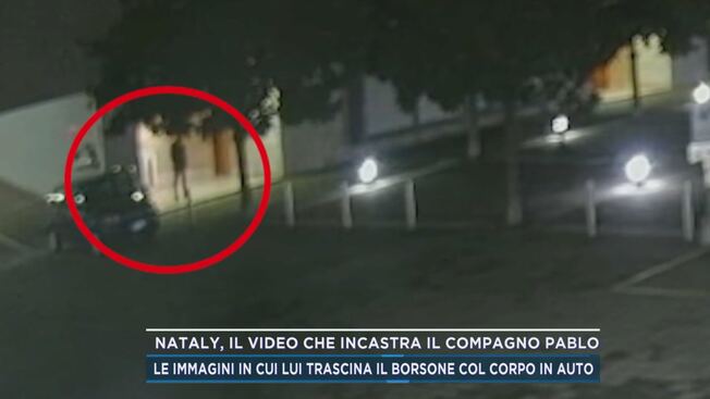 Nataly, il video che incastra il compagno Pablo