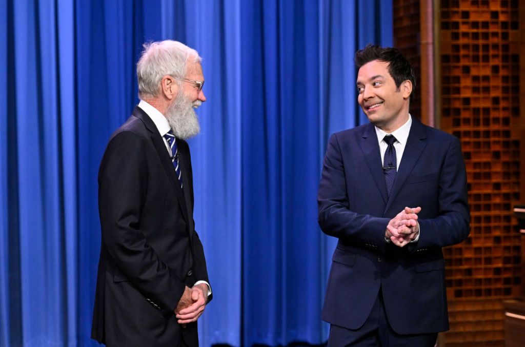 David Letterman Surprises Jimmy Fallon as Paul Shaffer Takes Over ‘The ...